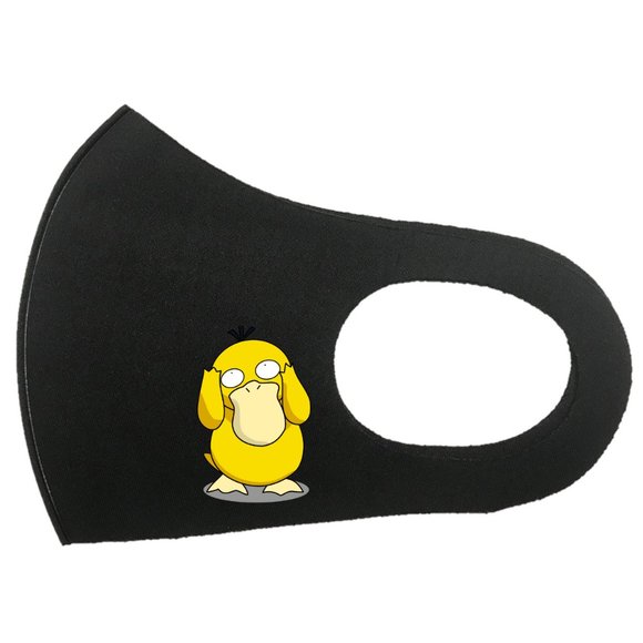 Handmade | Accessories | Psyduck Pokemon Cute Funny Face Mask Washable ...
